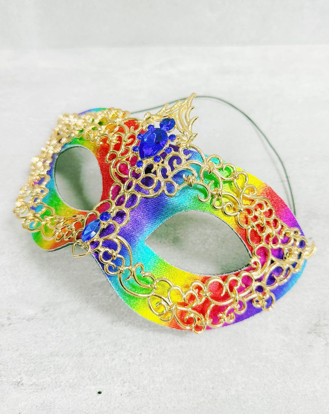 Rainbow Masquerade Mask, Masquerade Ball Party Mask, Cosplay Mask ...