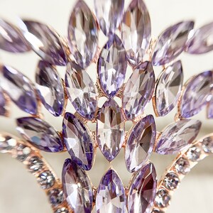 Handmade Purple Crystal Masquerade Mask: Cosplay Ball Mask - Etsy