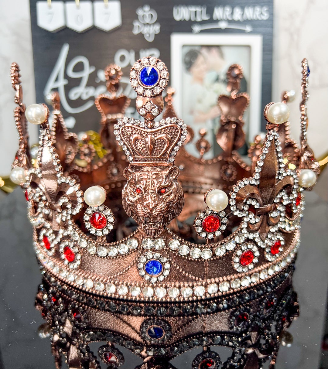 LION King Crown, Male Crown, Men's Crown, Crowns and Tiaras, Medieval ...