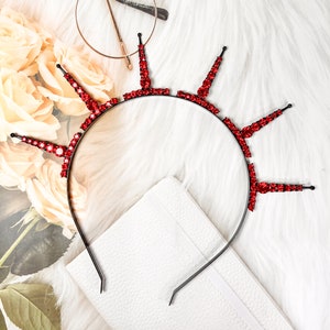 Kids Red Halo Crown, Party Headpiece, Party Headband, New Year Crown ...