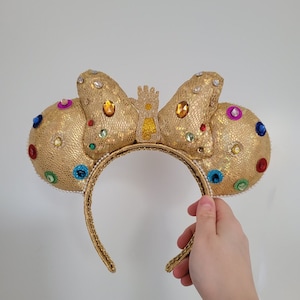 Marvel Infinity Gauntlet Thanos Inspired Mouse Ears Avengers - Etsy