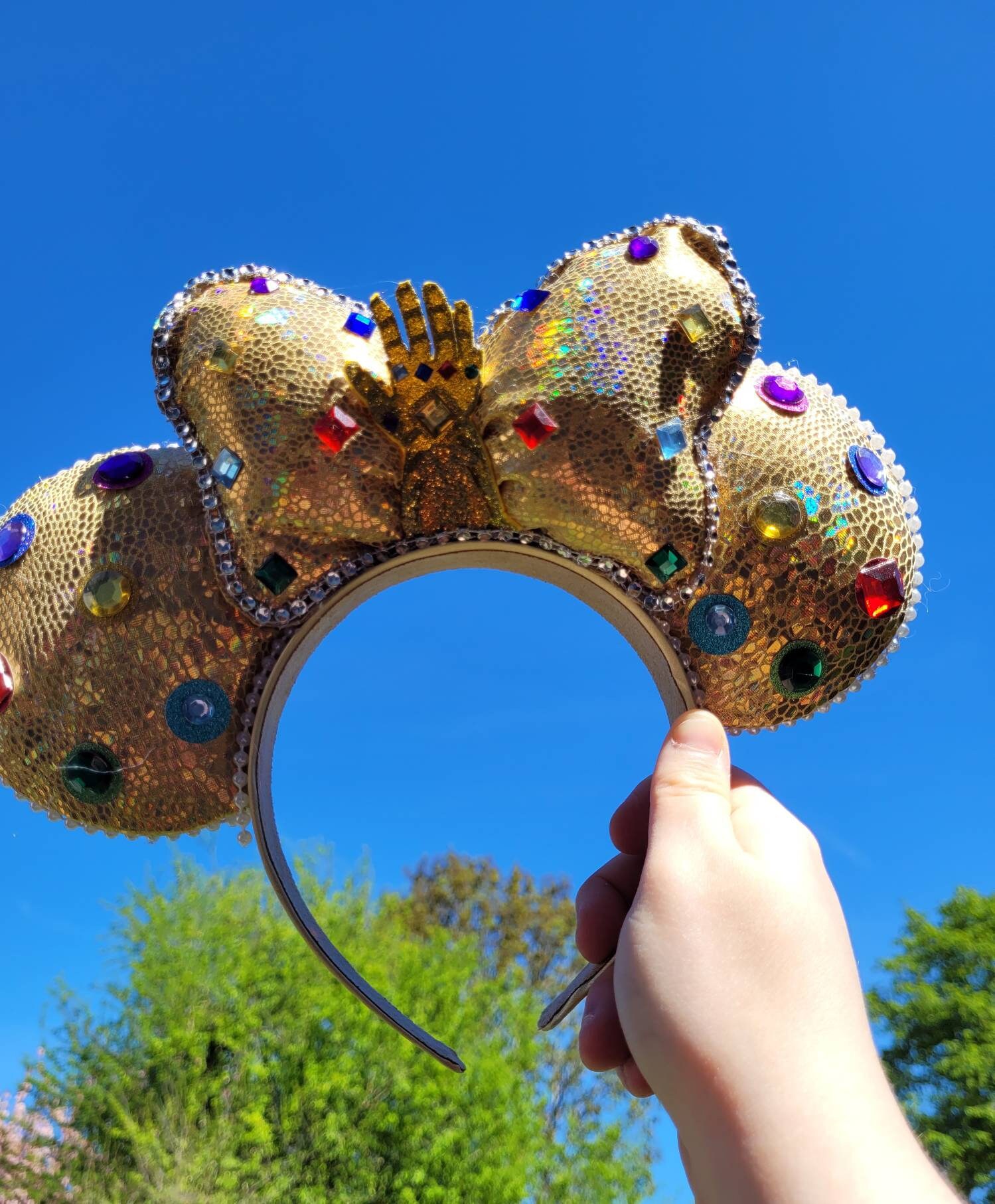 Marvel Infinity Gauntlet Thanos Inspired Mouse Ears Avengers - Etsy