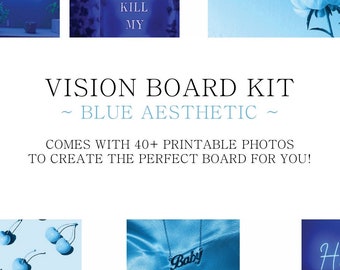 Blue Aesthetic PNG Download/ Wallpaper/ Posters/ Printable - Etsy