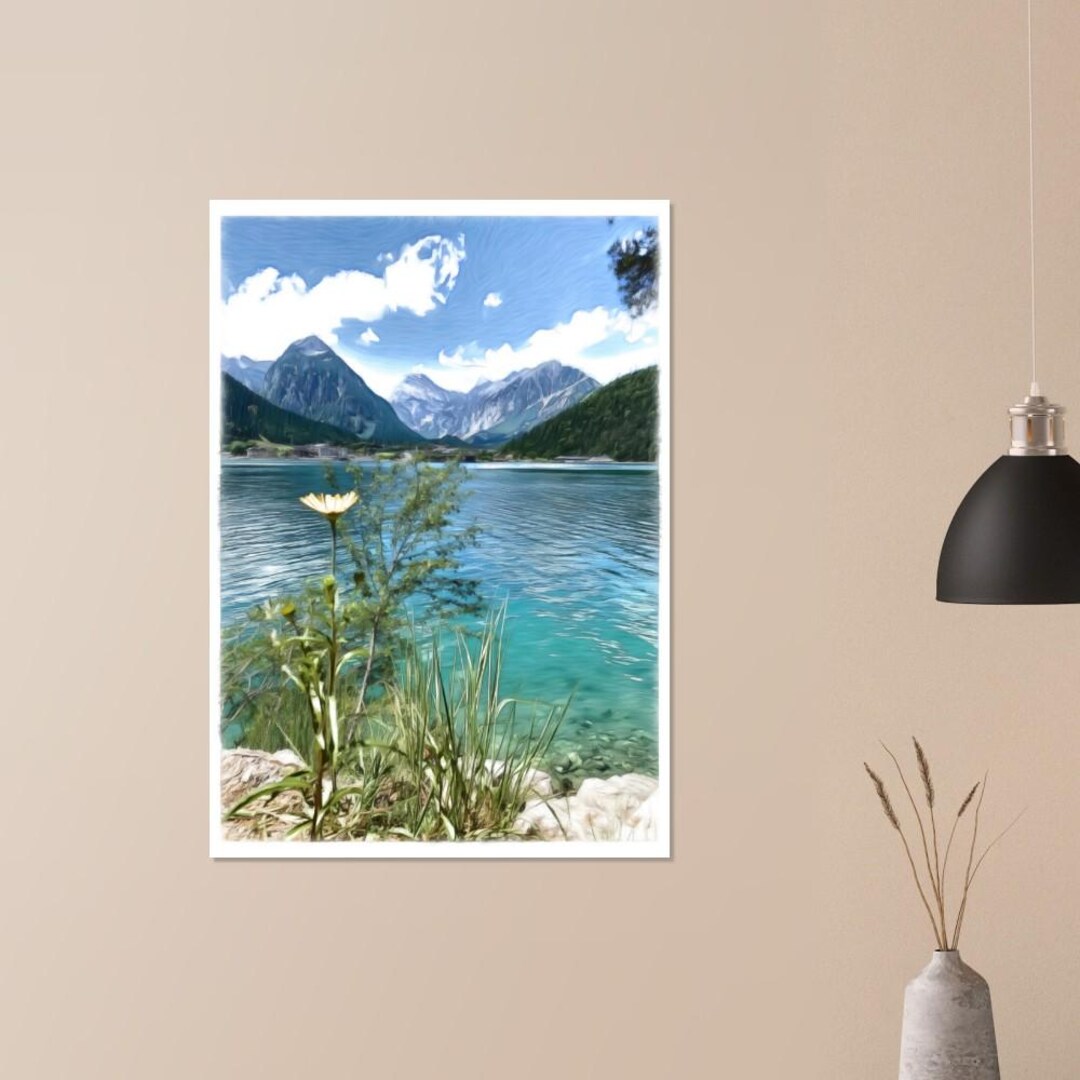 Poster Achensee Austria / Travel Poster / Art Print / Holiday / Travel ...