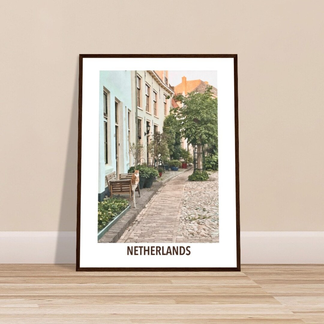 Netherlands Holland Travel Poster, Poster, Picture, Art Print, Travel ...