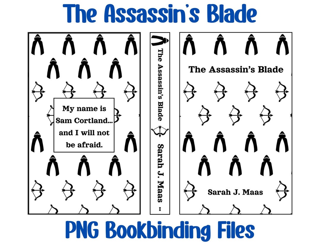The Assassin's Blade PNG Bookbinding Files - Etsy