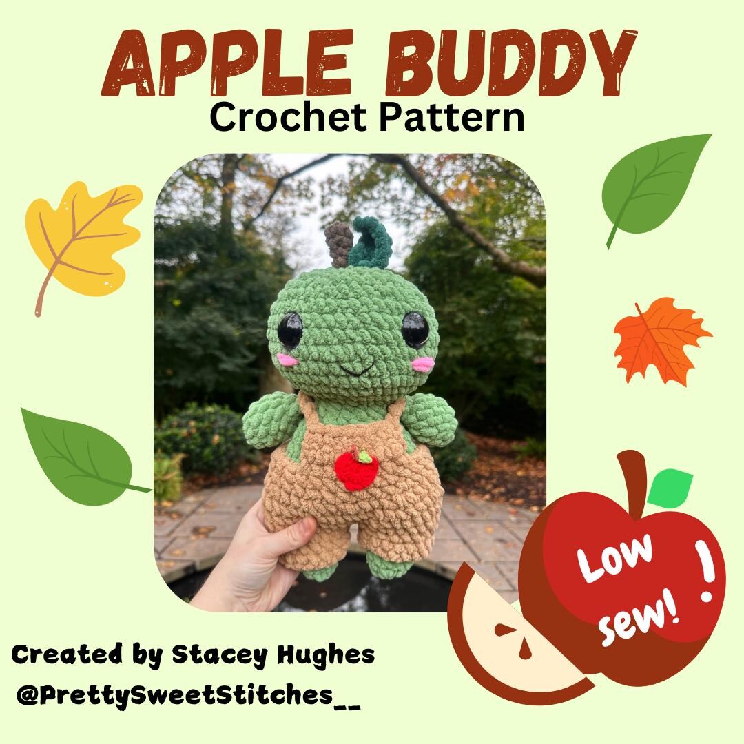 Apple Buddy Crochet PATTERN - Etsy