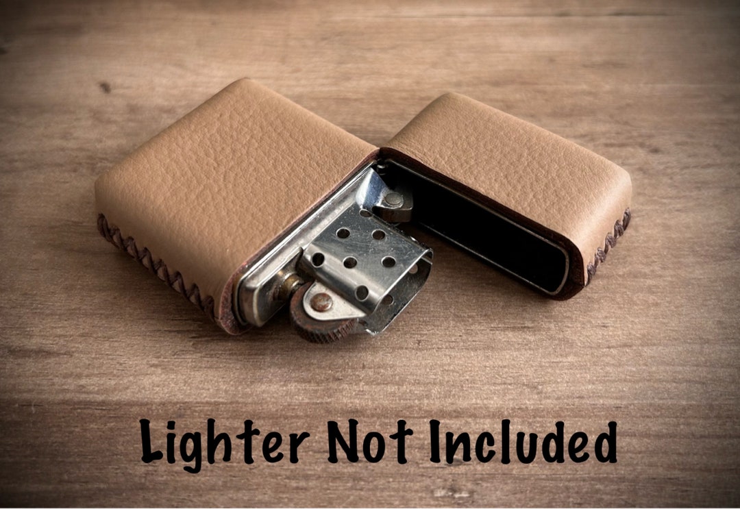 Genuine Leather Case for Zippo Lighter Standard Size - Made in USA - Etsy