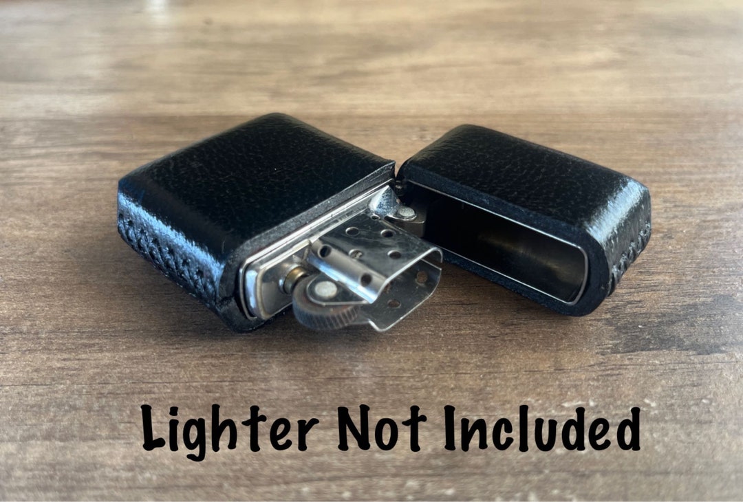 Genuine Leather Case for Zippo Lighter Standard Size - Made in USA - Etsy