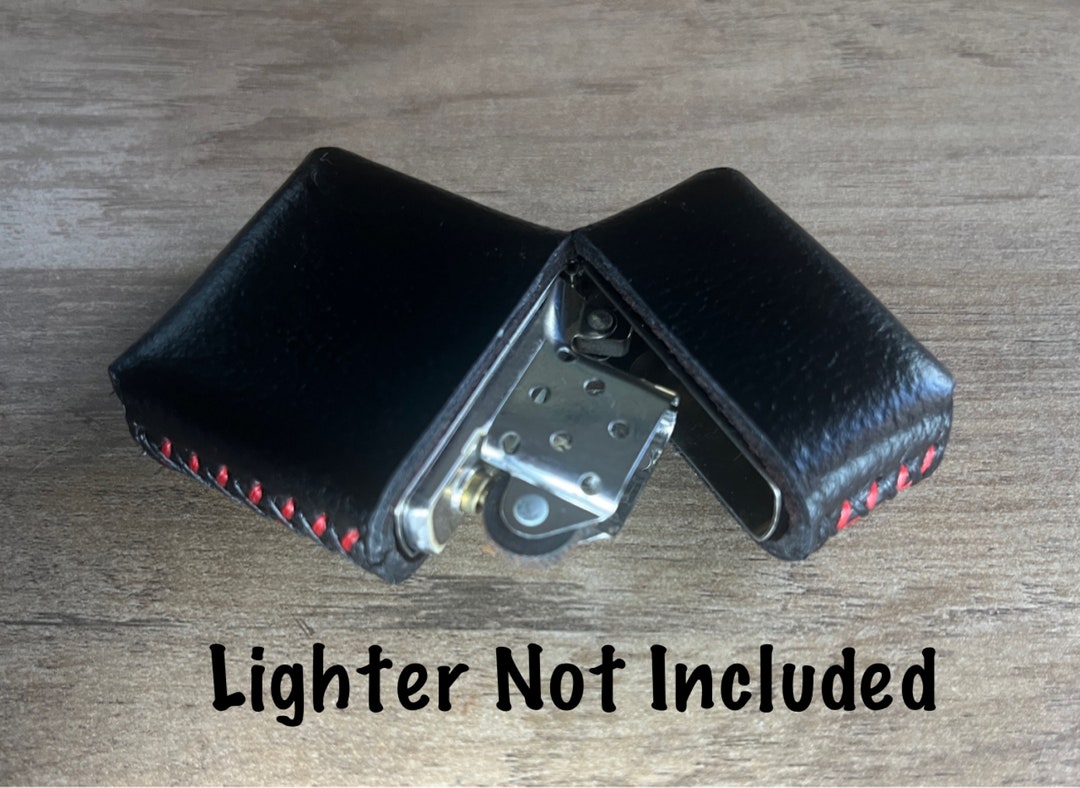 Genuine Leather Case for Zippo Lighter Standard Size - Made in USA - Etsy