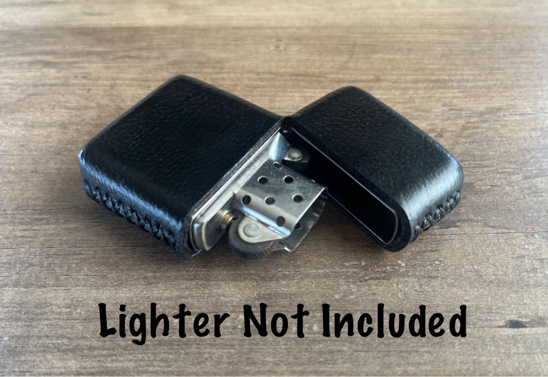 Genuine Leather Case for Zippo Lighter Standard Size - Made in USA - Etsy
