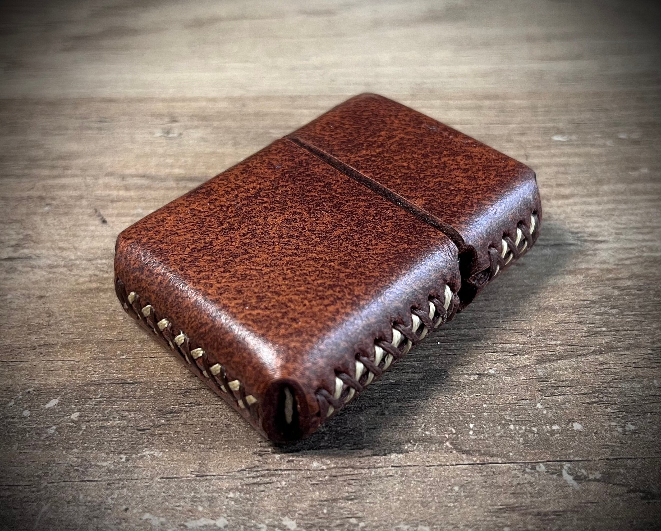 Genuine Leather Case for Zippo Lighter Standard Size - Made in USA - Etsy
