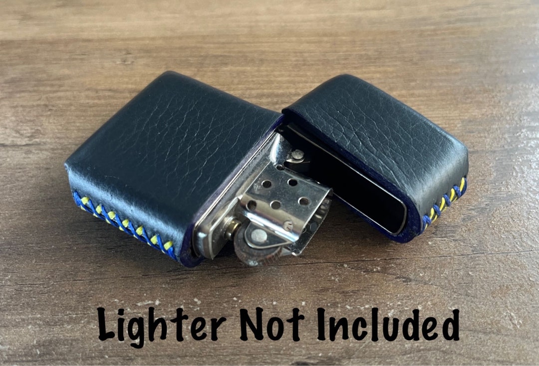 Genuine Leather Case for Zippo Lighter Standard Size - Made in USA - Etsy