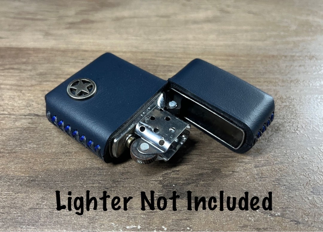 Genuine Leather Case for Zippo Lighter Standard Size - Made in USA - Etsy