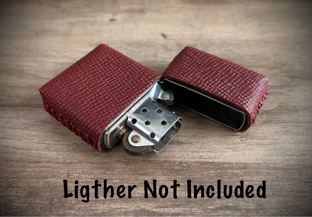 Genuine Leather Case for Zippo Lighter Standard Size - Made in USA - Etsy