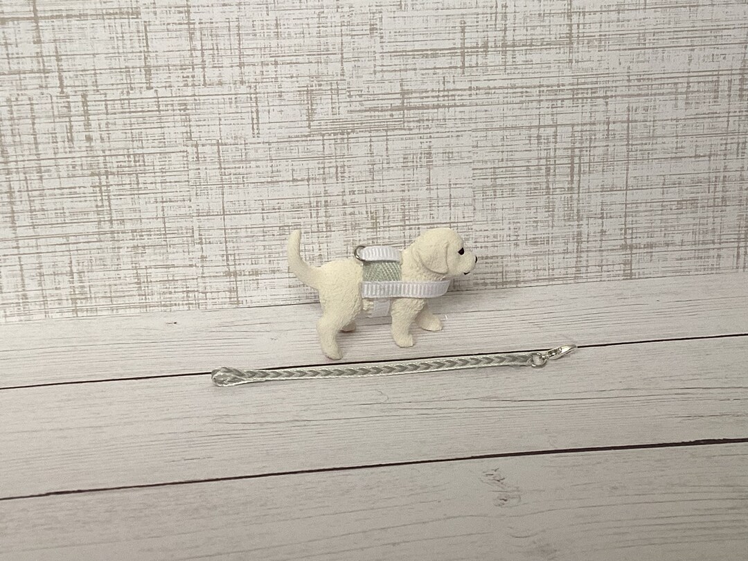 Schleich Golden Retriever Puppy Velcro Harness With Leash - Etsy