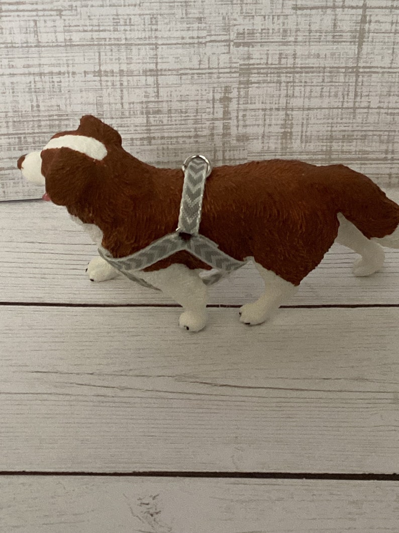 Schleich Border Collie Model Dog Velcro Harness - Etsy