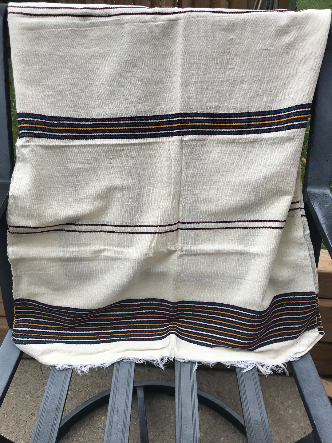 Ethiopian/ Rasta Harmony Colour Stripe Handmade 100% Cotton Scarf - Etsy