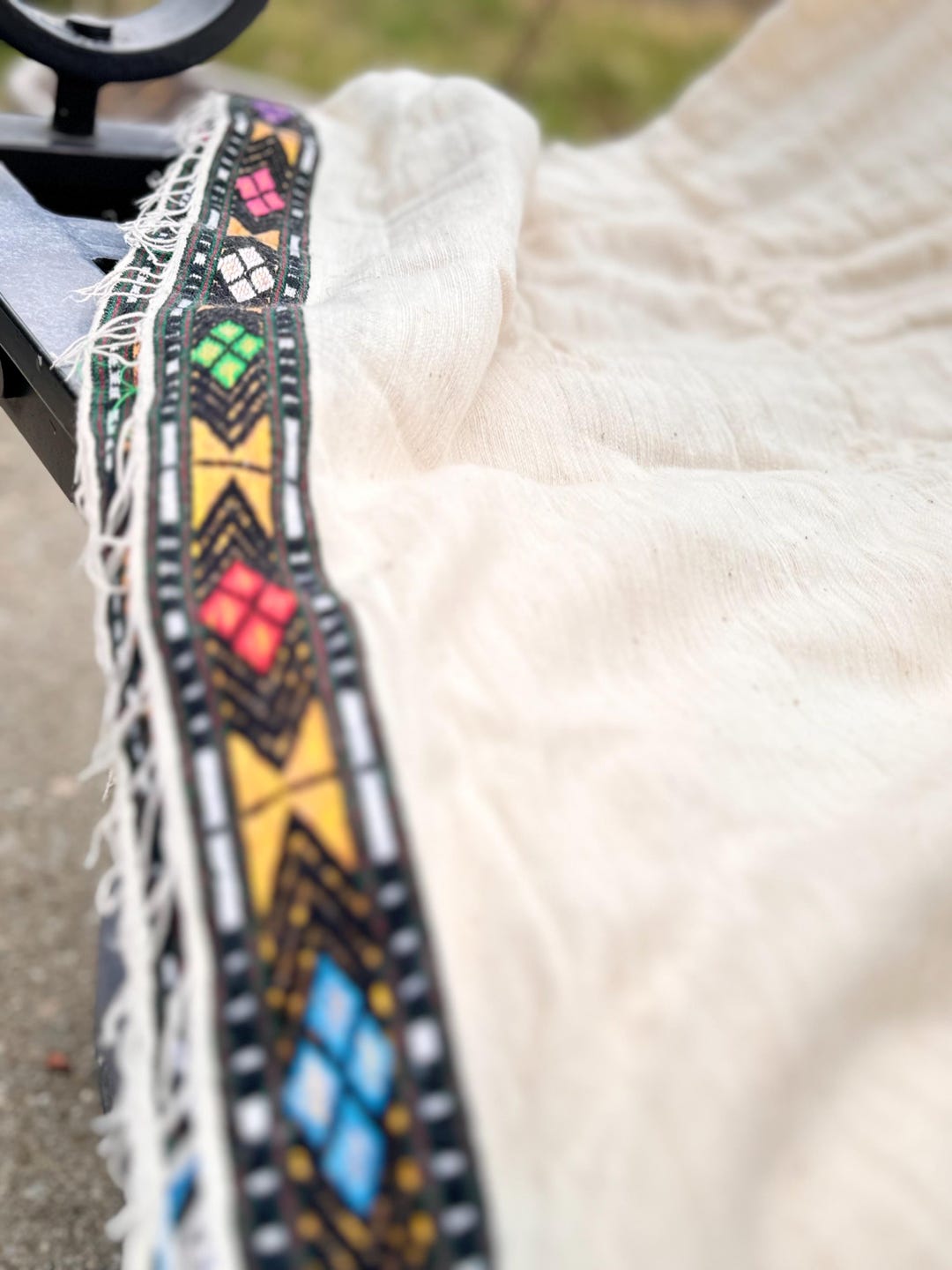 Handwoven Ethiopian Cotton Gabi – Traditional Shawl, Lightweight and ...