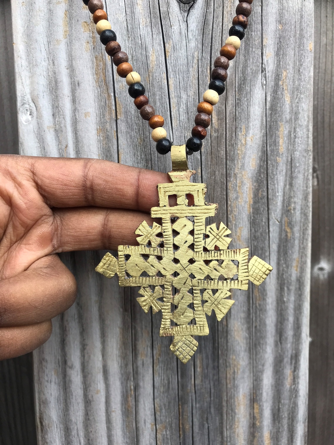 Ethiopian Orthodox Christian Cross Pendant. Handmade Ethnic - Etsy