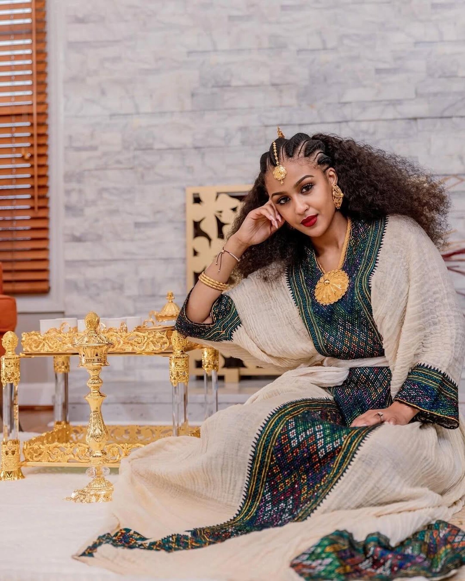 Axum Habesha Kemis – Handwoven Ethiopian/ertrian Cotton Dress With ...