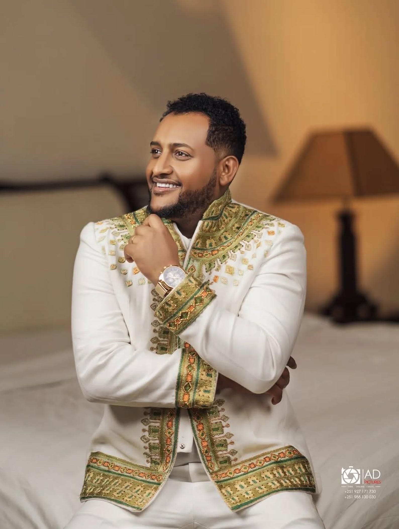 Handmade Ethiopian Men’s Heritage Outfit – Handwoven Cotton Attire With ...
