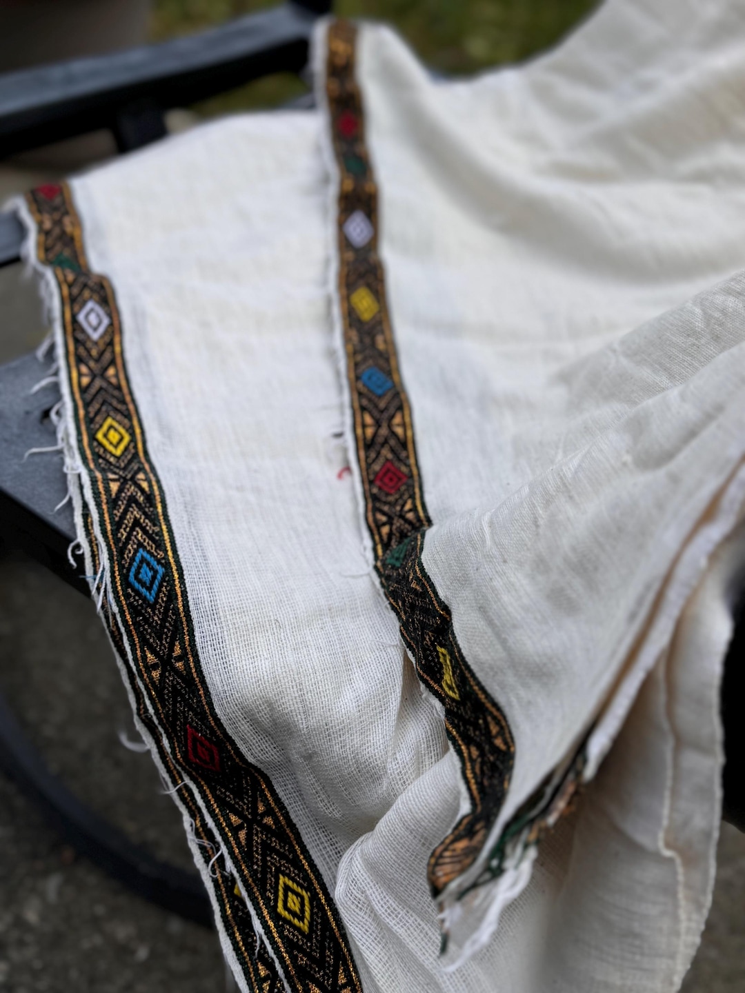 Handwoven Ethiopian Cotton Gabi – Traditional Shawl, Lightweight and ...