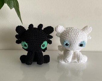 Crochet Light Fury Plush - Etsy