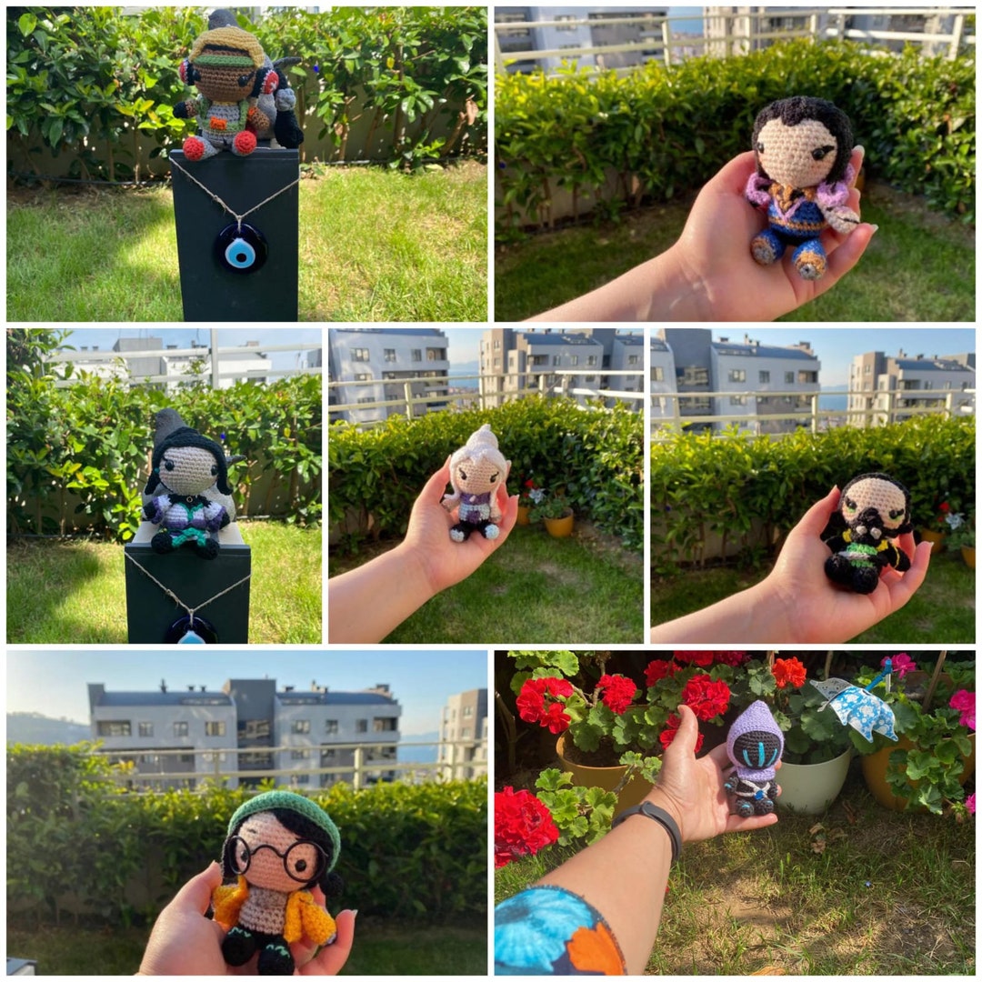 Valorant Characters Plushie Doll Toy Figure, Omen, Raze, Neon, Astra ...