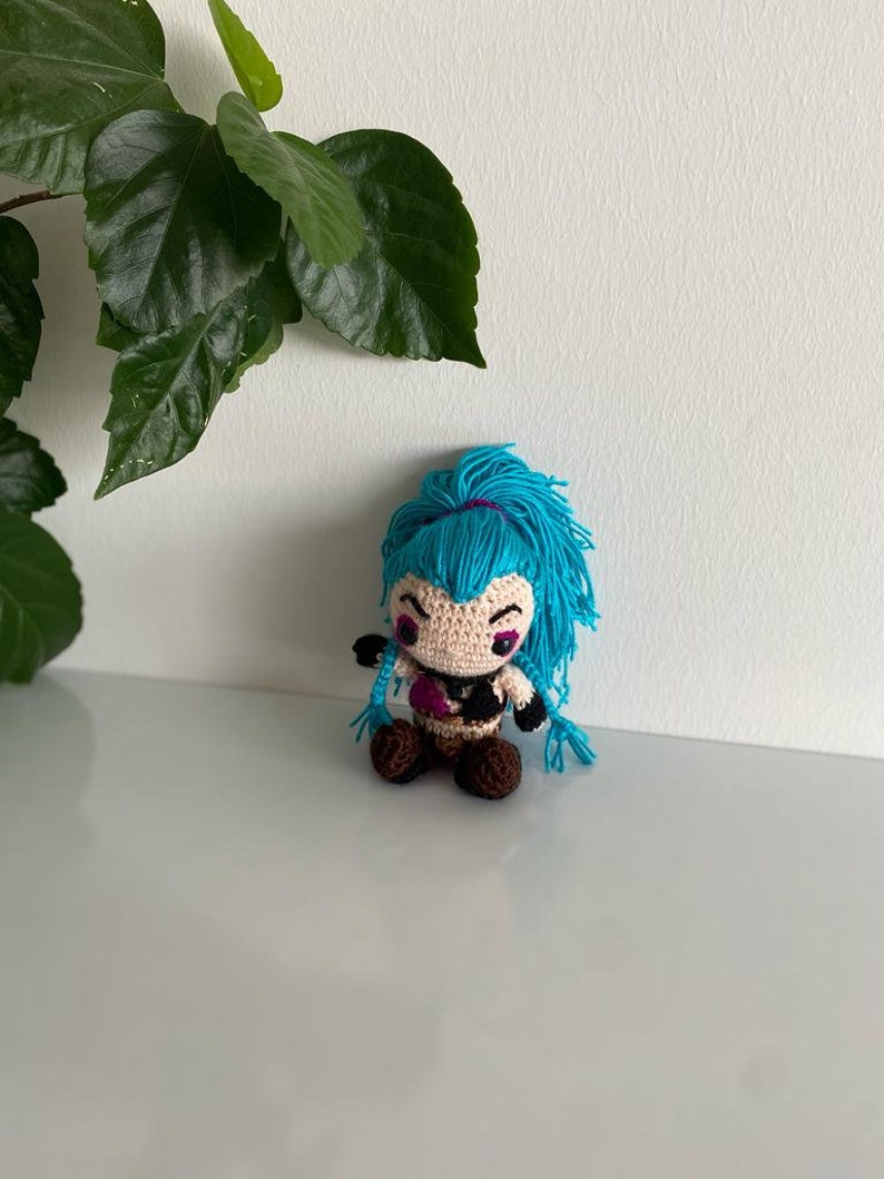 Arcane Jinx Plushie League of Legends Jinx Doll Jinx Plush - Etsy