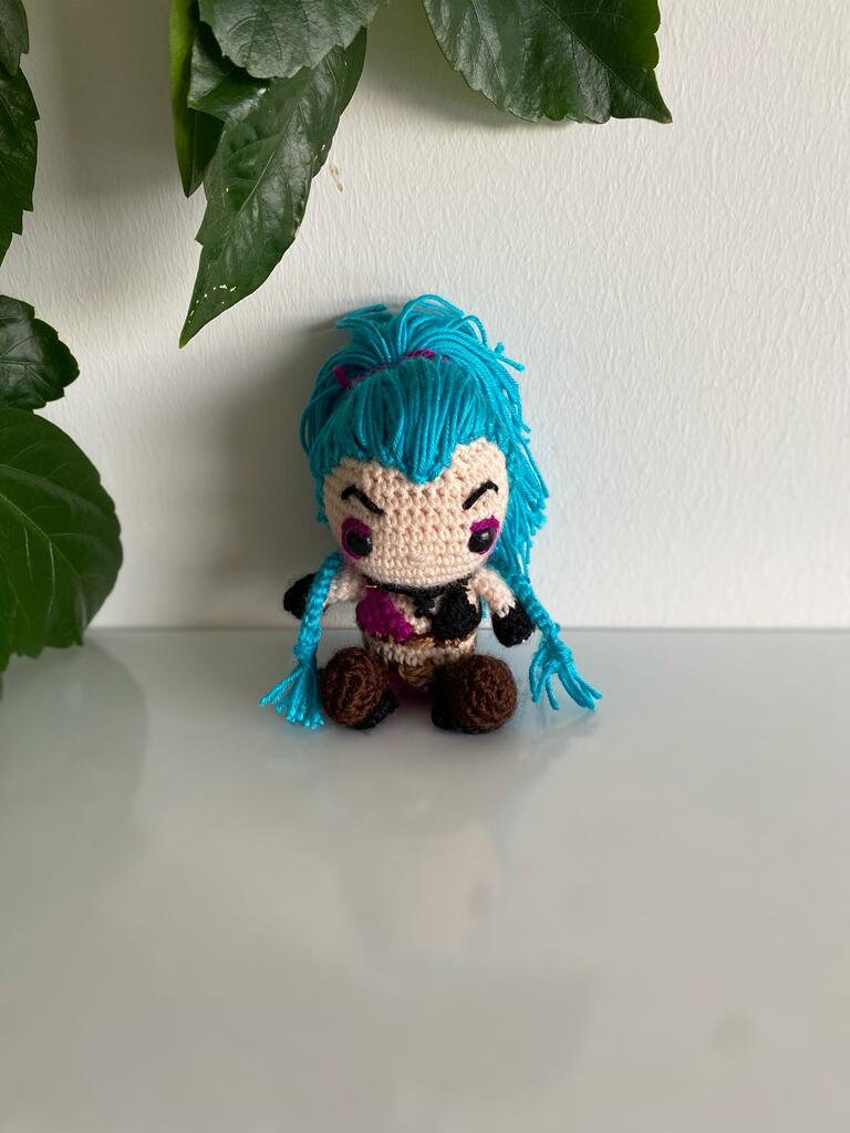 Arcane Jinx Plushie League of Legends Jinx Doll Jinx Plush - Etsy