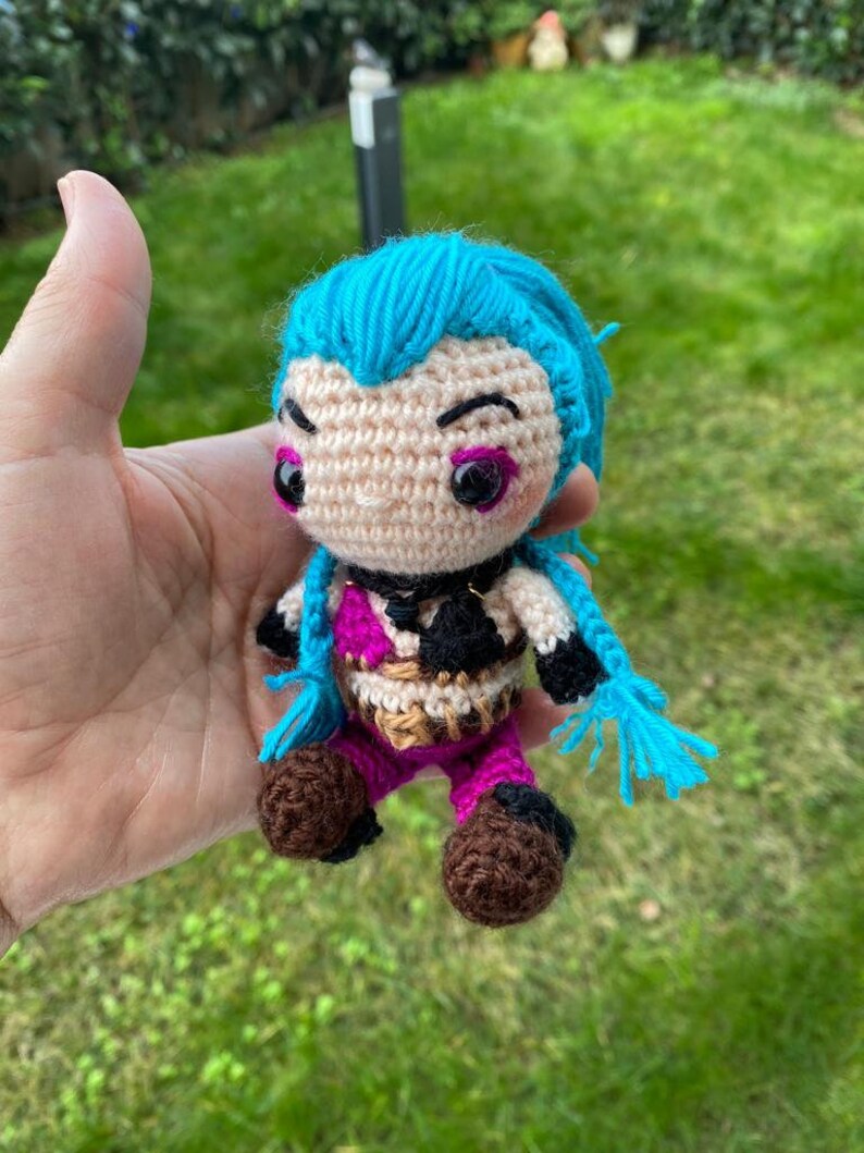 Arcane Jinx Plushie League of Legends Jinx Doll Jinx Plush - Etsy