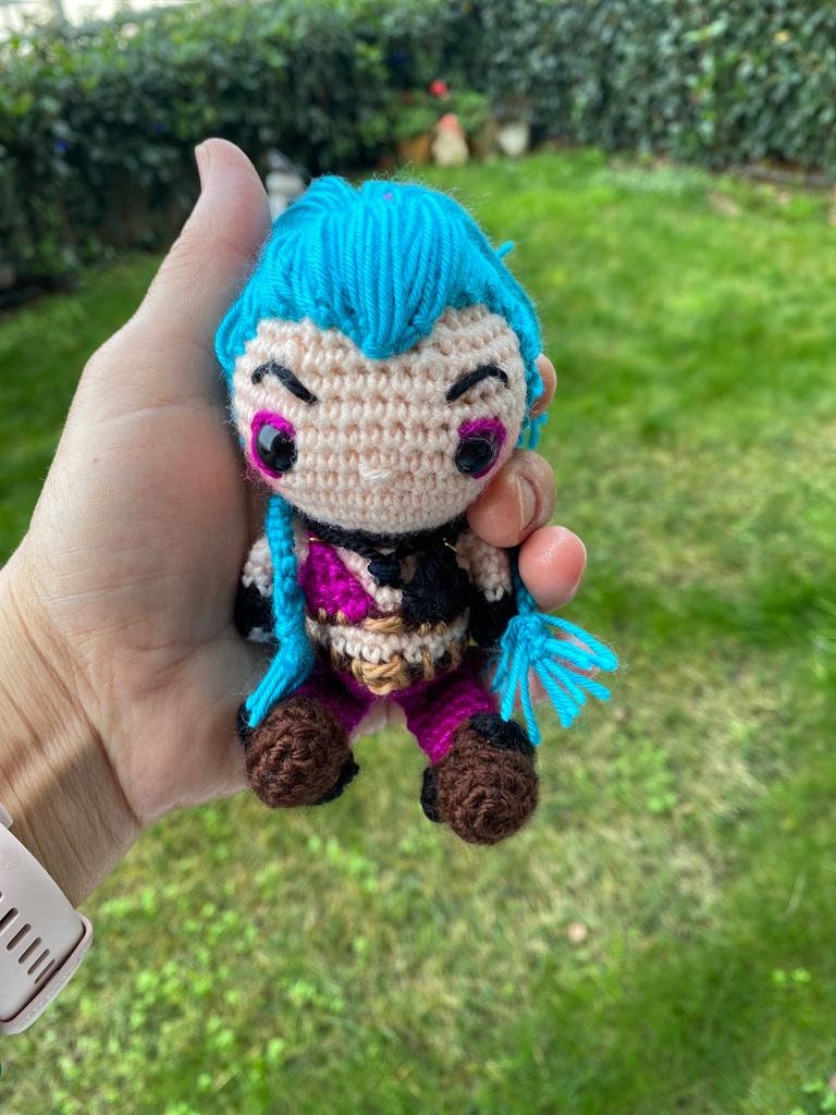 Arcane Jinx Plushie League of Legends Jinx Doll Jinx Plush - Etsy