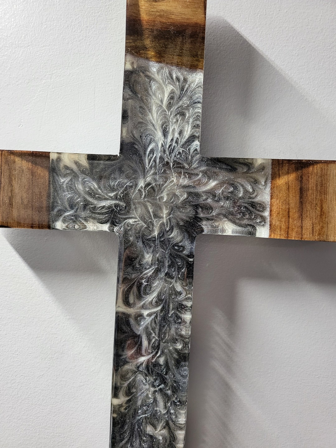Wood and Epoxy Cross - Etsy