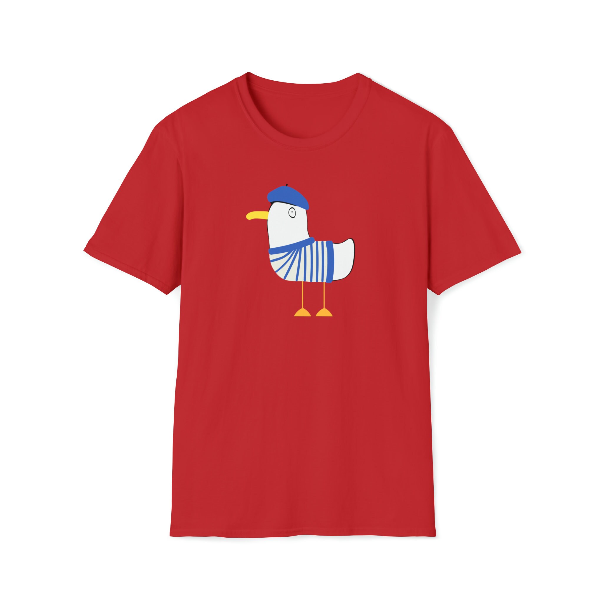 Seagull Unisex Soft-style T-shirt jacques Segal - Etsy