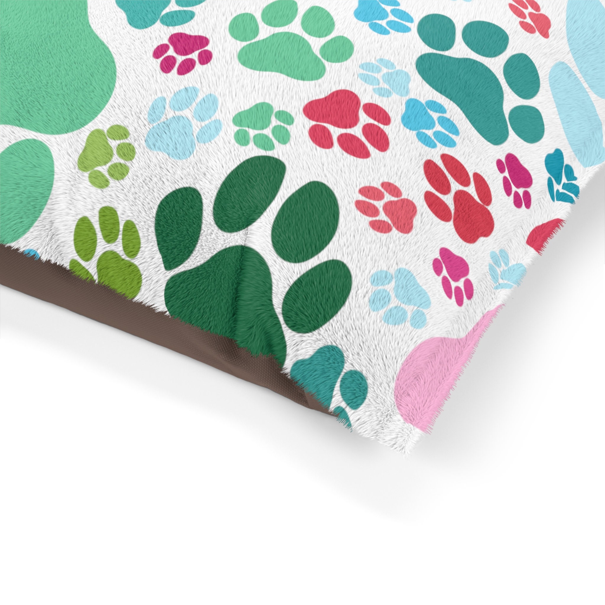 Pet Bed Paw Print Scatter Mid-mod Christmas Palette 3 Sizes Available ...