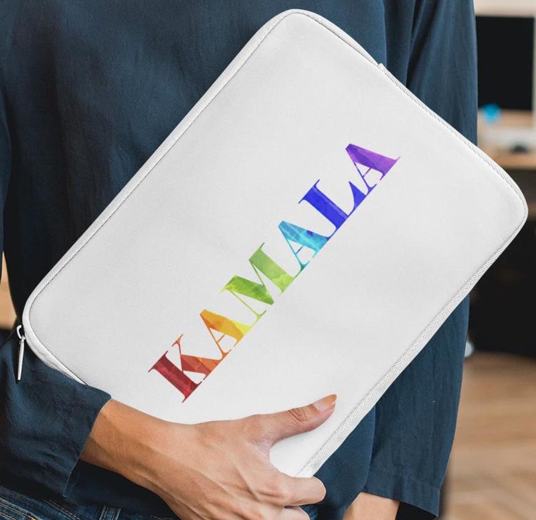 Kamala Kiss-cut Vinyl Decal Watercolor Rainbow Letters Choice of 4 ...