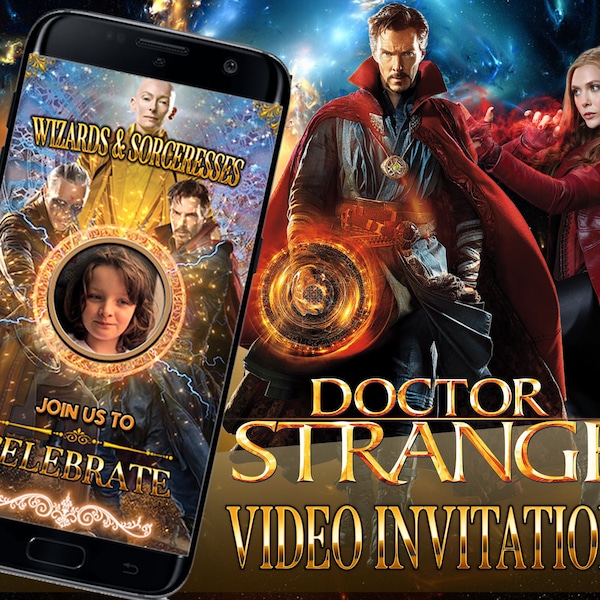 Doctor Strange Birthday Invitation - Etsy
