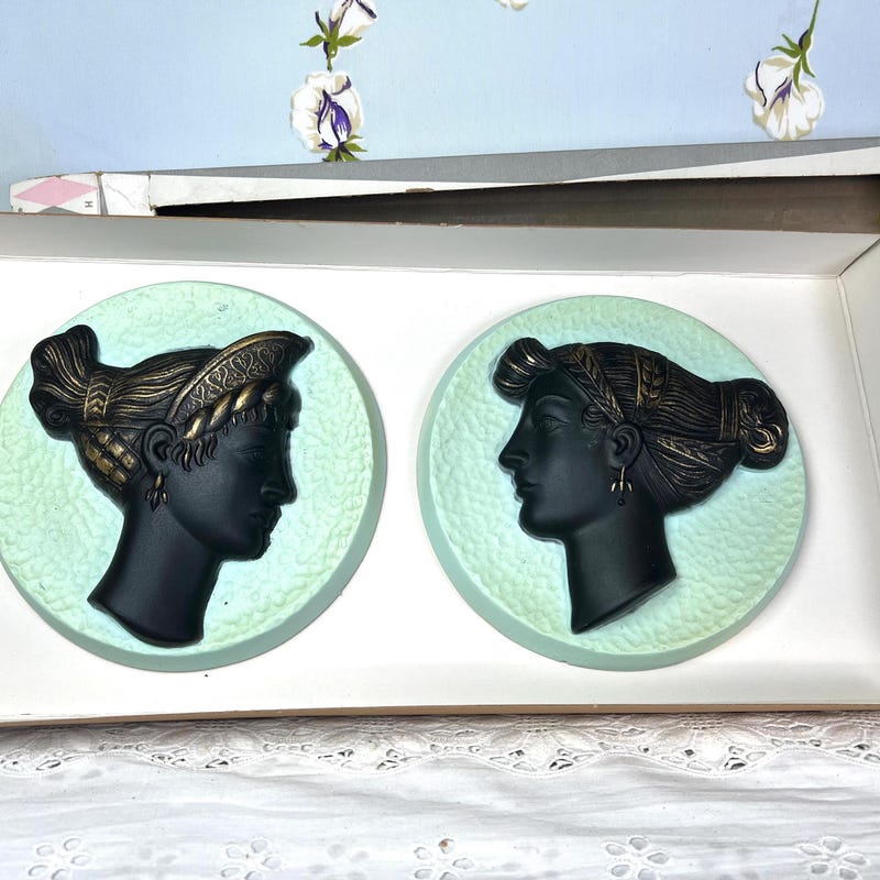 Chalkware Plaques - Etsy