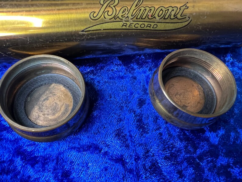 Antique 1900s Brass Casket Tube Cylinder Coffin Record Memory - Etsy