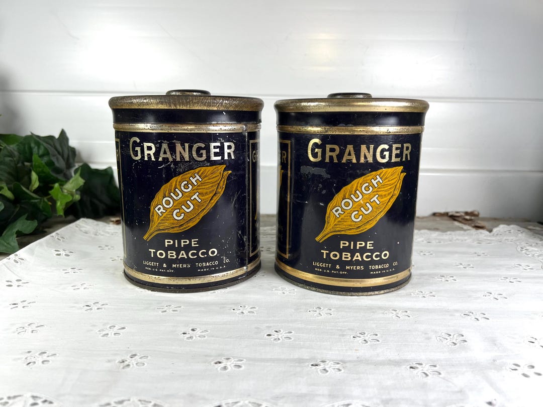 Vintage Granger Tobacco Tin, Pointer Dog Advertising, Tobacciana Decor ...