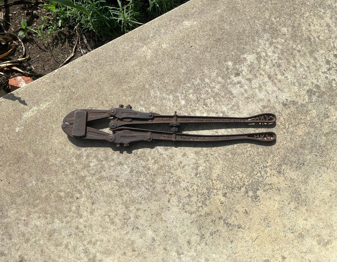 Antique Bolt Cutters Clipper, 24 HK Porter New Easy Bulldog, Size No. 1 ...