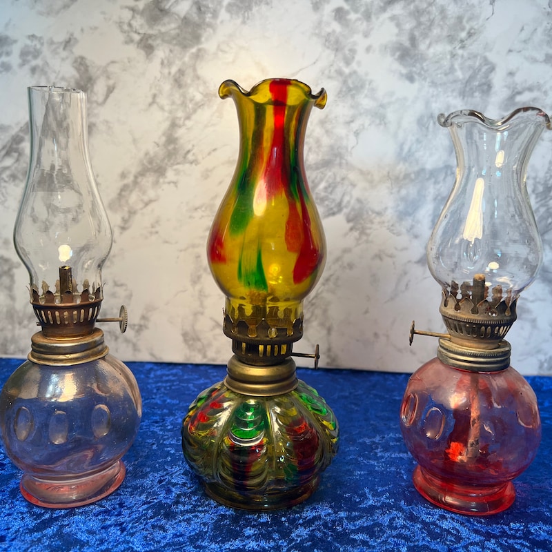 Antique Hurricane Lamps - Etsy