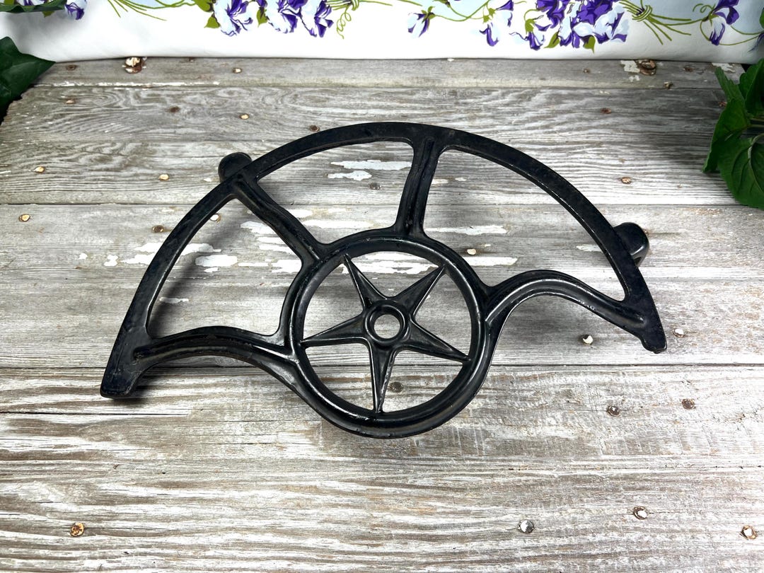 Antique 1901-1909 Cast Iron Domestic Sewing Machine Wheel Guard ...