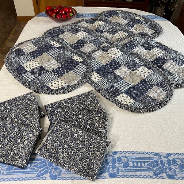Patchwork Placemats - Etsy