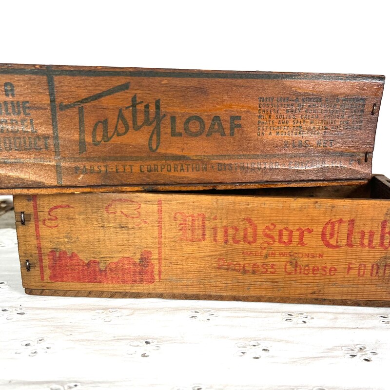 Vintage Cheese Box - Etsy