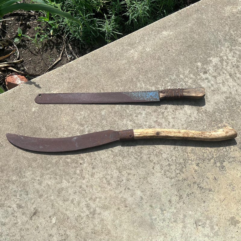 Primitive Knife - Etsy