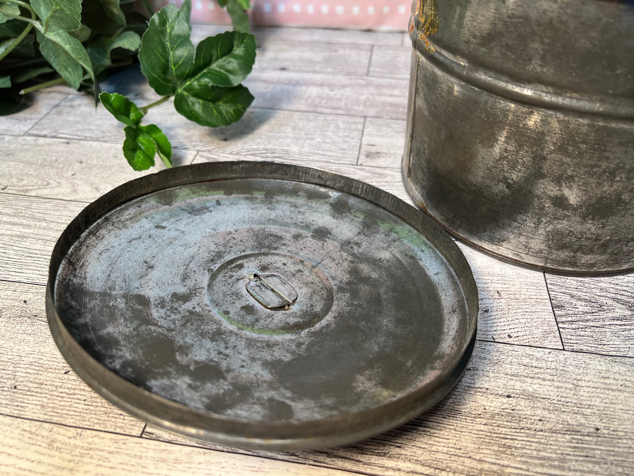 Vintage Tin Beer Bucket, Berry Bucket, Lunch Pail, Coal Miners Lunch ...