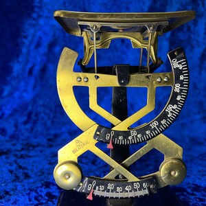 Unique Rare Vintage 1930s Brass Postage Scale Bilateral, Jacob Maul ...