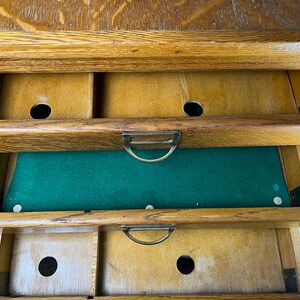 Vintage Wood Watchmaker Cabinet, Tool Chest, Machinist, Flat File, 6 ...